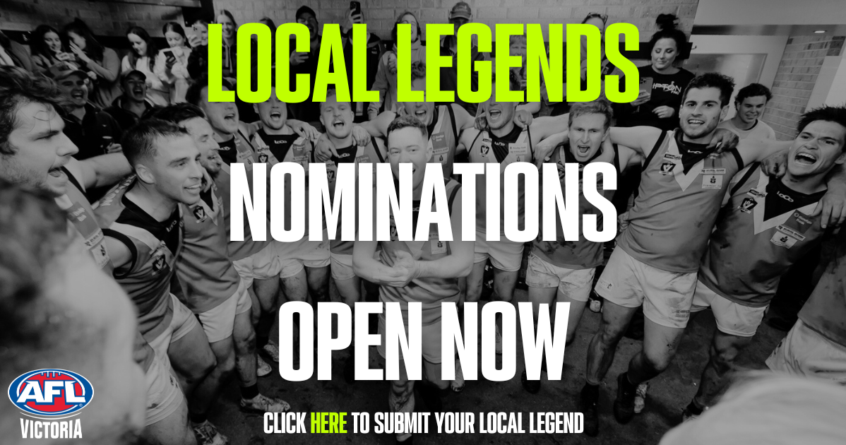 Help us recognise Vic footy’s ‘Local Legends’ - Play AFL