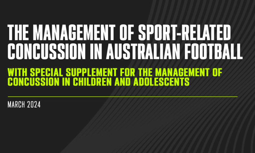 AFL releases updated community concussion guidelines (March 2024 ...
