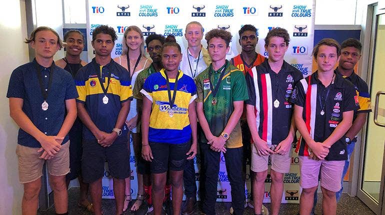 CALEB NIKI AND JENNA SINGH THE BEST AND FAIREST OF THE NTFL YOUTH ...