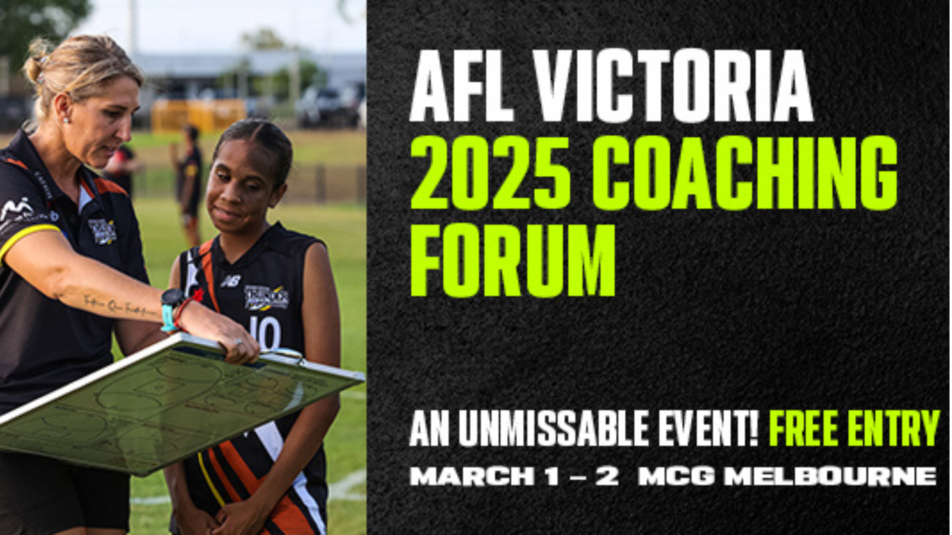 FREE AFL VIC COACHING FORUM IN 2025 - Register now! - Play AFL