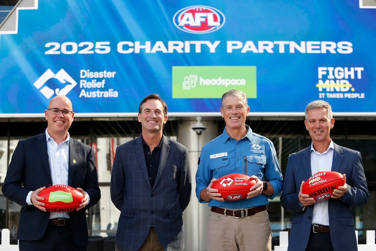 Football communities welcome new official charity partners - Play AFL