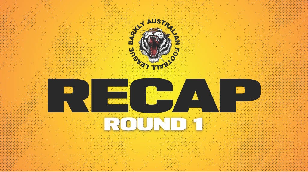 2025 Barkly Australian Football League Round One Recap - Play AFL