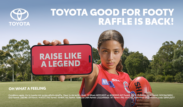 Celebrating Toyota 'Good for Footy' Round this week - Play AFL