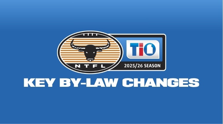 Key By-Law Changes Ahead of 2025/26 TIO NTFL Season - Play AFL