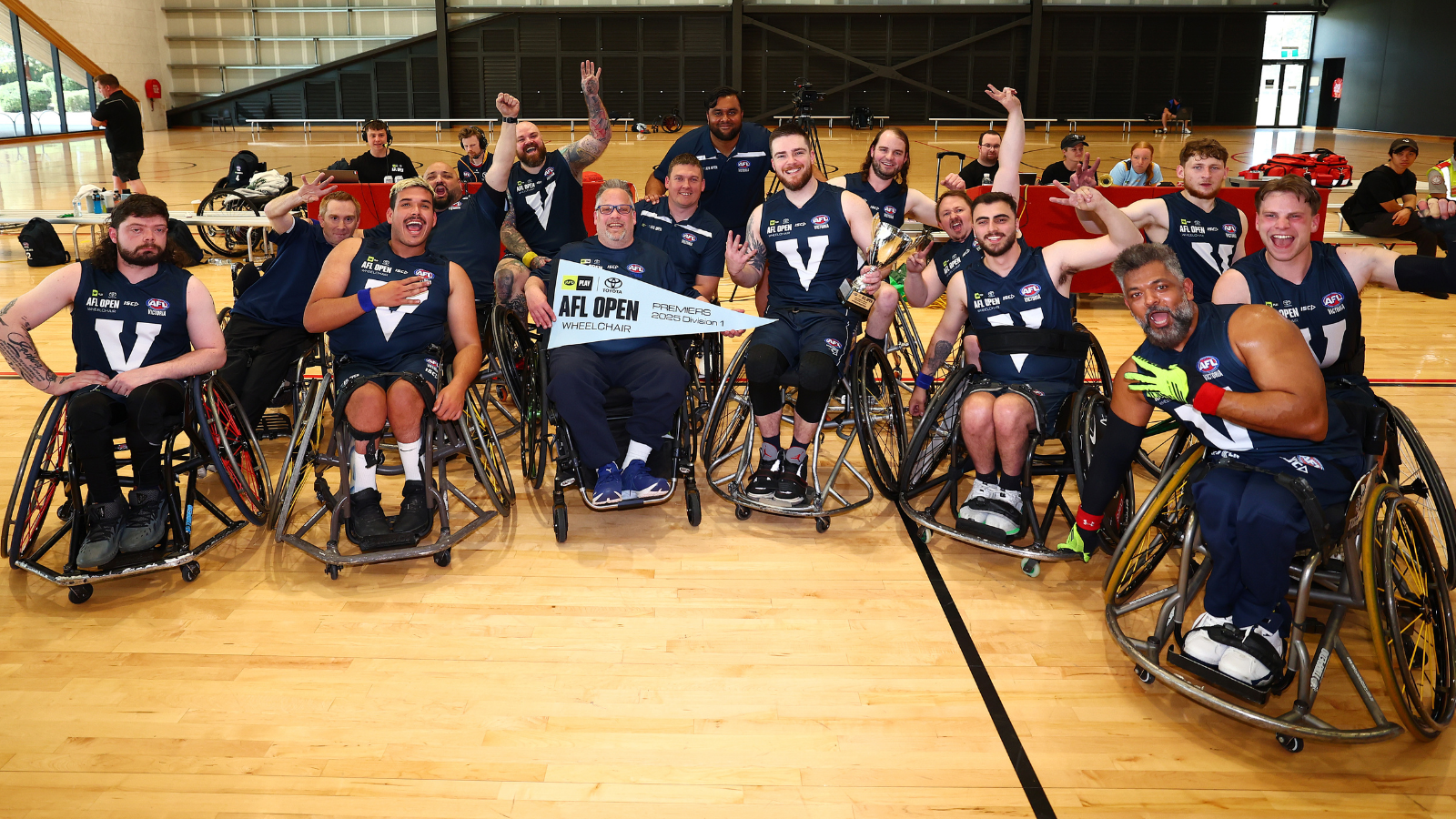 Four in a row for the Big V Wheelchair side - Play AFL